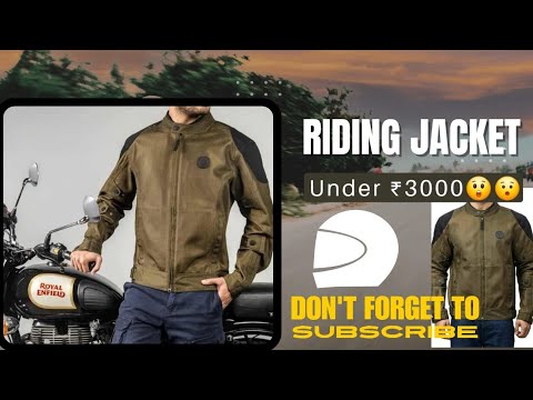 BEST BIKER JACKET UNDER 3000 | ROYAL ENFIELD LEVEL 1 JACKET. # ...