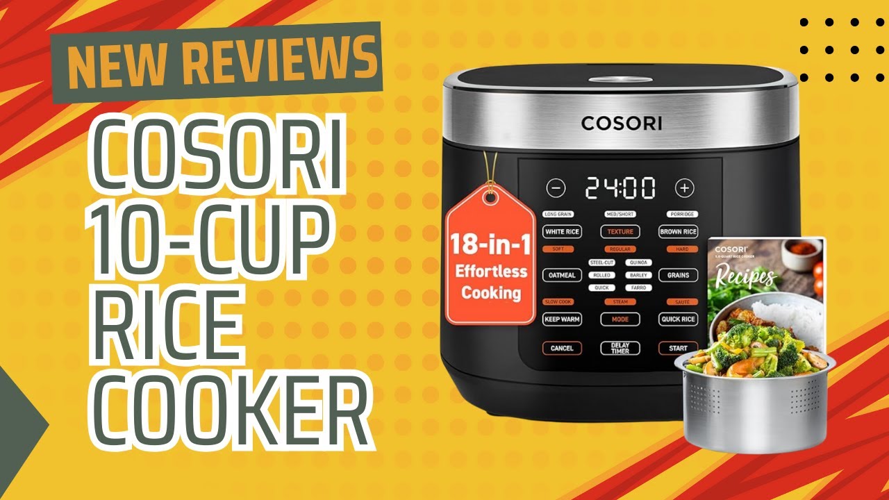 COSORI 10-Cup Rice Cooker - Smart Multi-Function Gadget! - YouTube