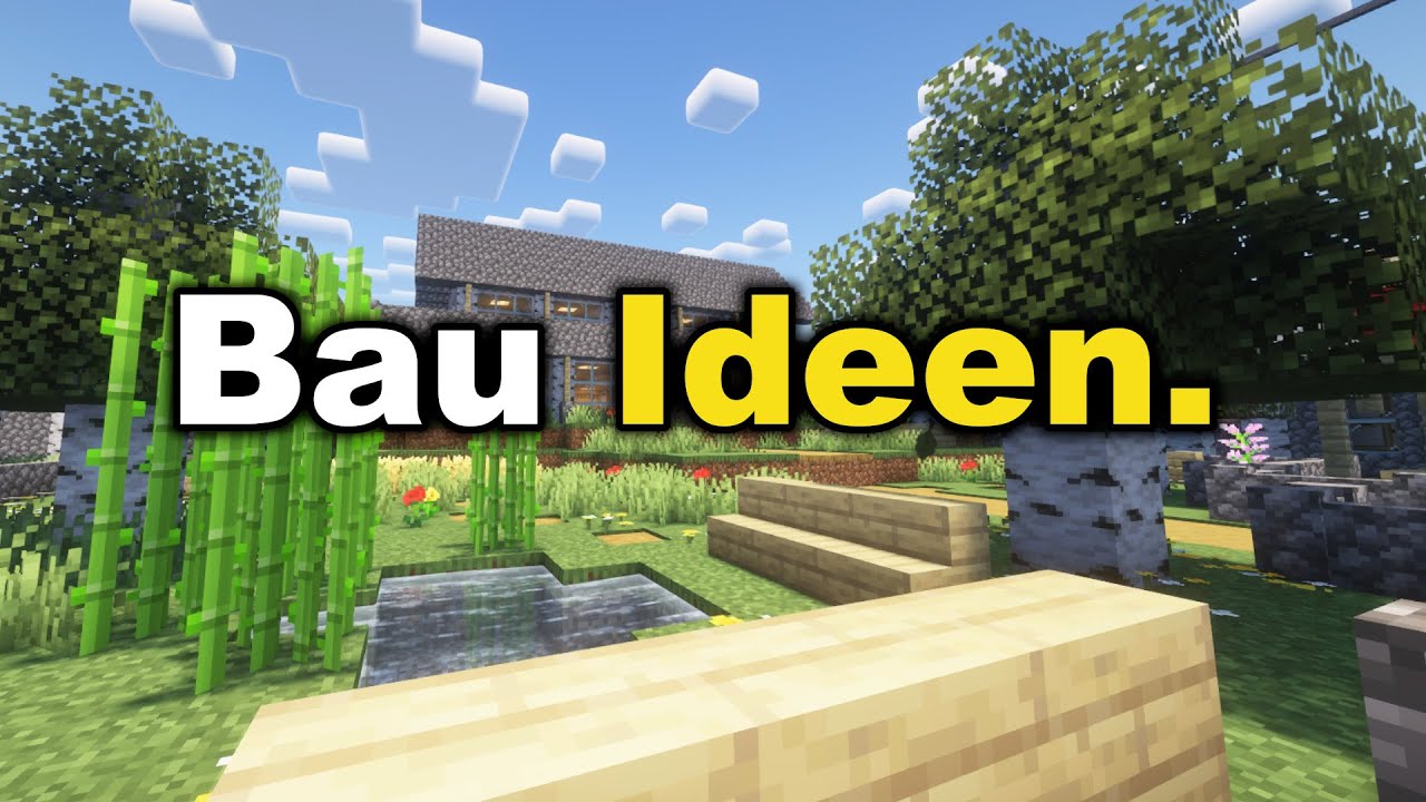 So bekomme ich Bau Ideen in Minecraft - YouTube