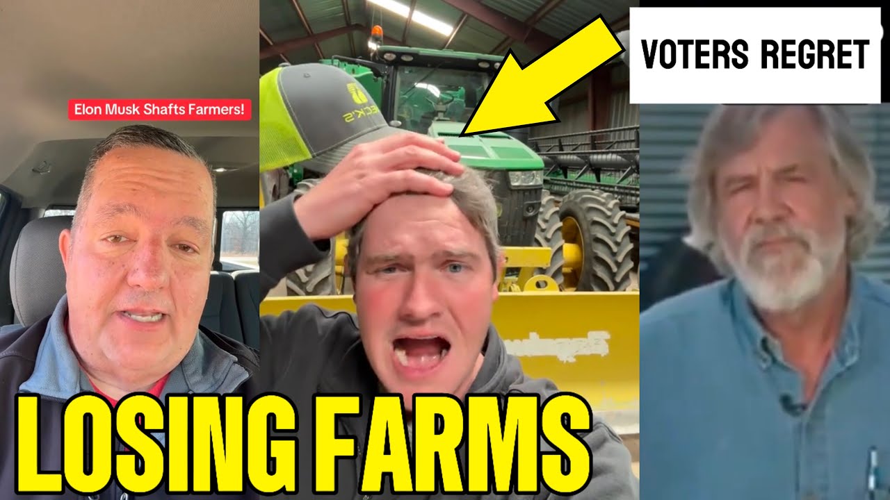 MAGA Farmer Is LOSING His Farm After Voting For Trump😱 - YouTube