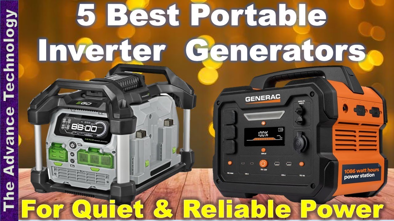 Top 5 Portable Inverter Generators for Camping & Home Use 🔥 Best ...
