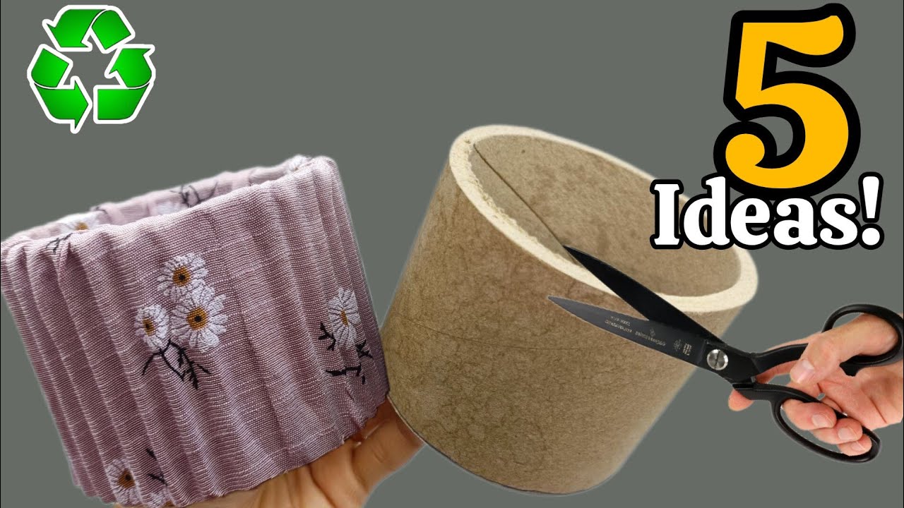 Cardboard Magic: 5 Transform Rolls & Boxes into Elegant Home Decor ...