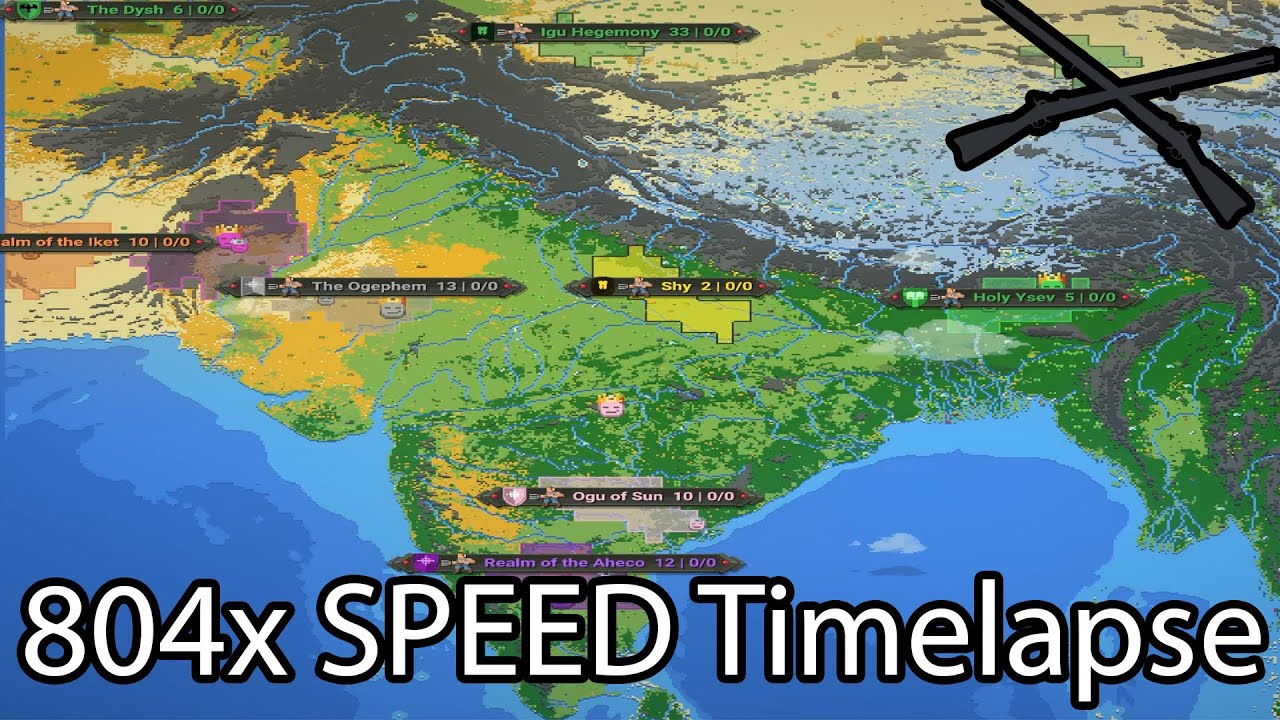 700 Years of Battle for South Asia! - Worldbox Timelapse - YouTube