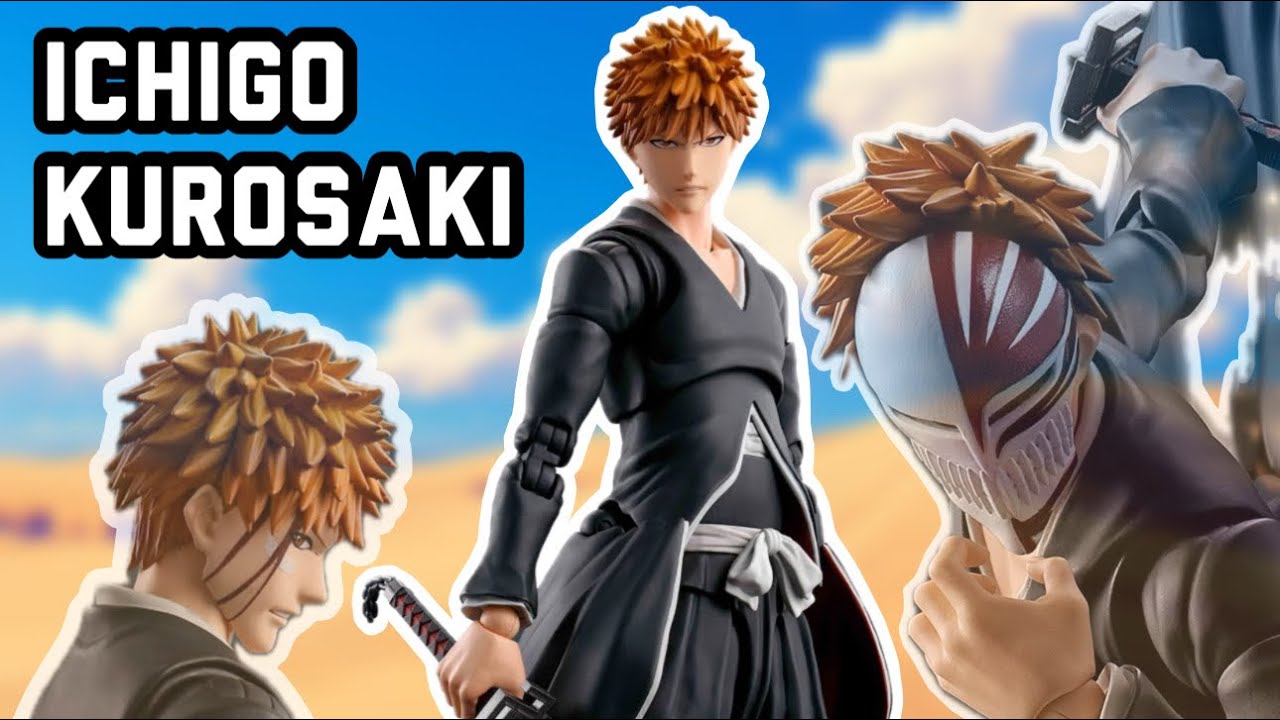 SH Figuarts Bleach: Ichigo Kurosaki -Getsugatensho- Action Figure ...