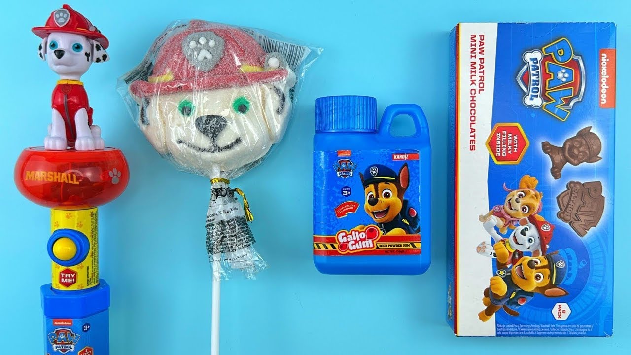 Paw Patrol Treats Opening | Funny Candy ASMR I Sweets & Toys Unboxing ...