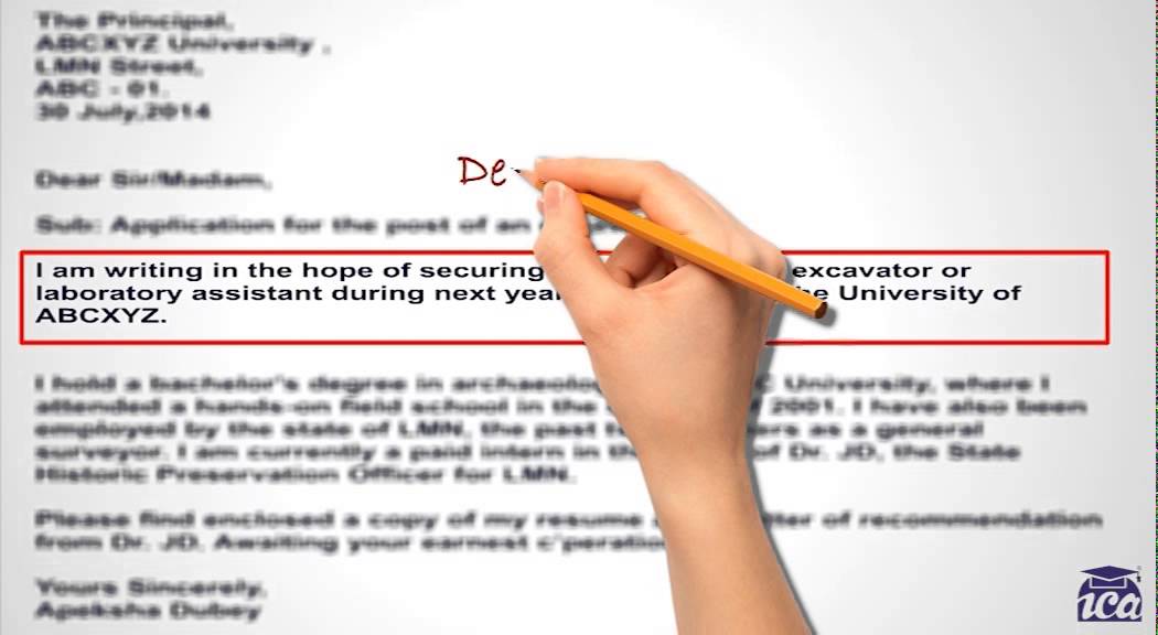 How to Create a Letter - ICA Edu Skills - YouTube