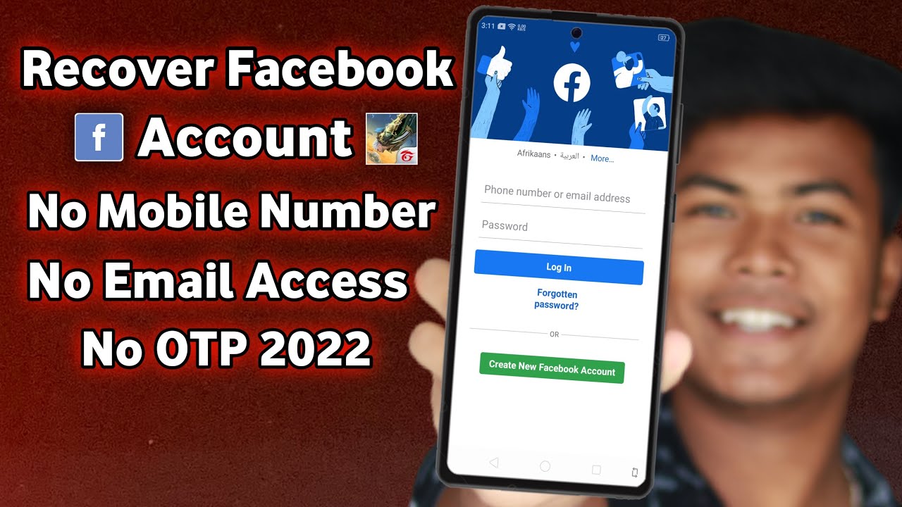 How To Recover Facebook Account Without Mobile Number And Email Otp