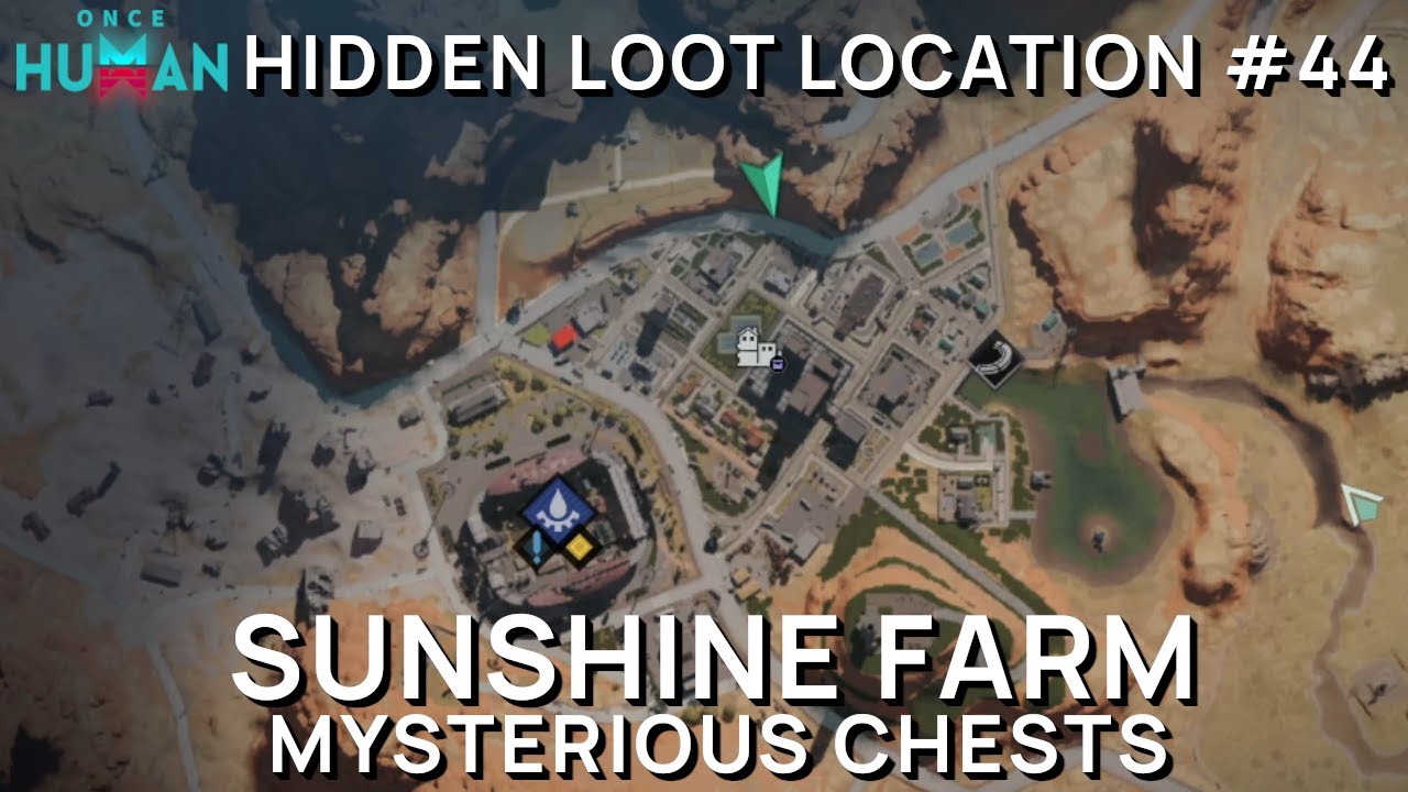 Once Human - Hidden chest location #44 - Sunshine Farm - Mystical crate ...