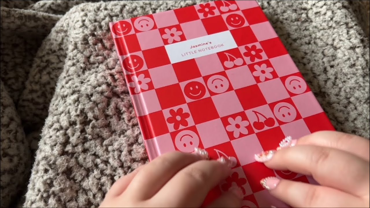 Asmr Tapping Scratching And Tracing On Notebooks Youtube