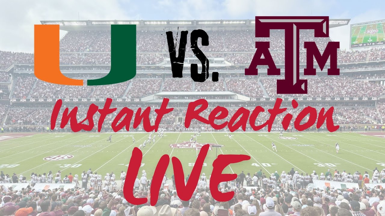 Texas A&M vs. Miami: Postgame LIVE Instant Reaction, Ohio State Cotton ...