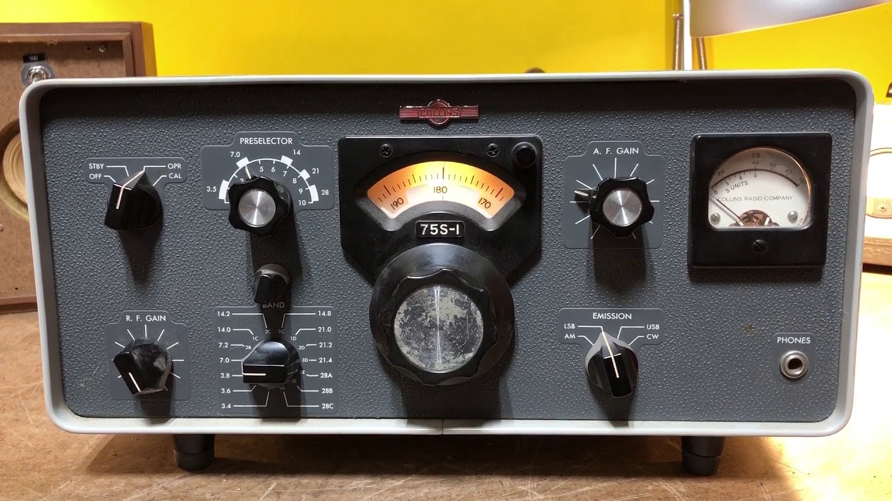 Collins 75S-1 Receiver - YouTube