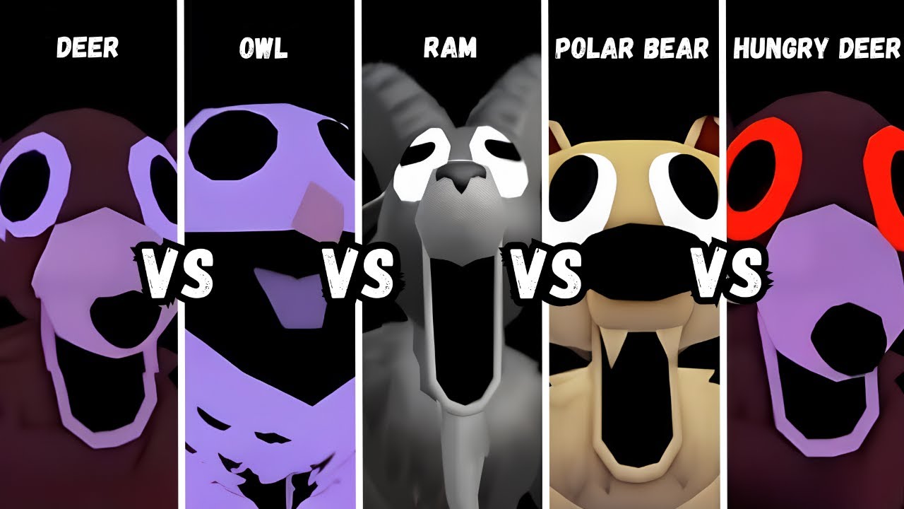 99 Nights in the Forest - RAM VS HUNGRY DEER VS OWL VS POLAR BEAR VS ...