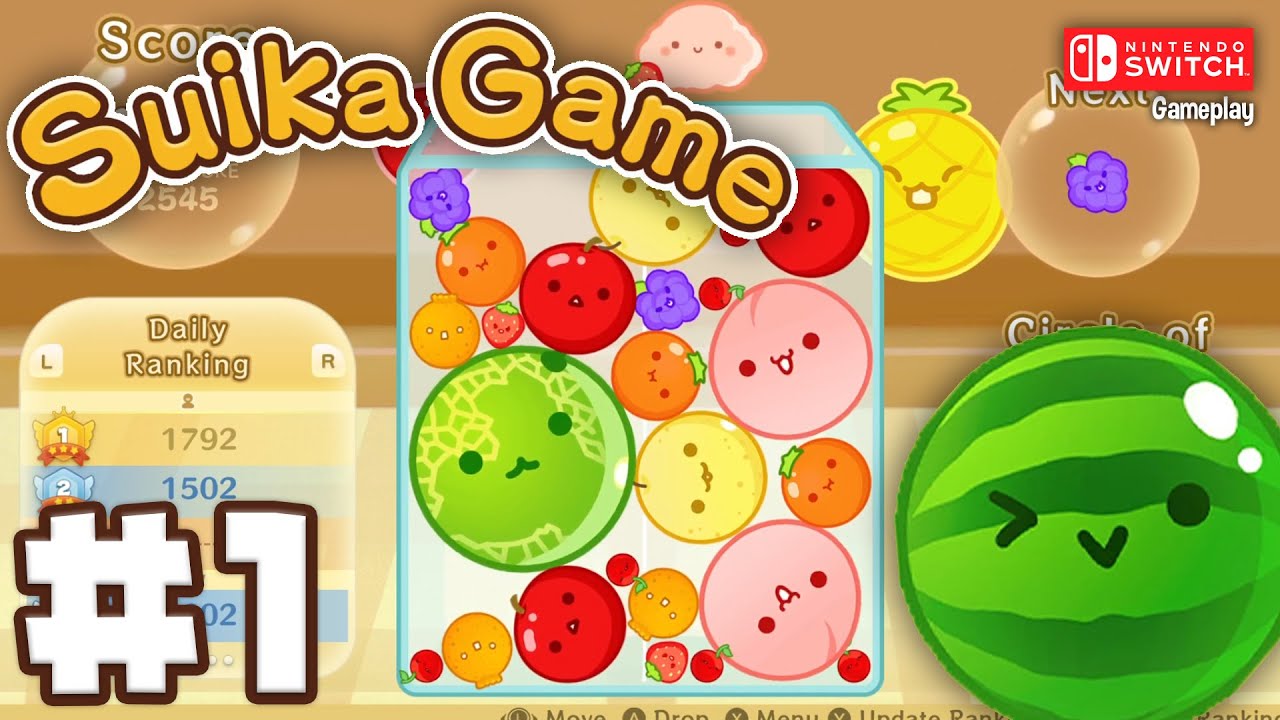 Suika Game - Gameplay No Commentary - Part 1 (Switch) - YouTube