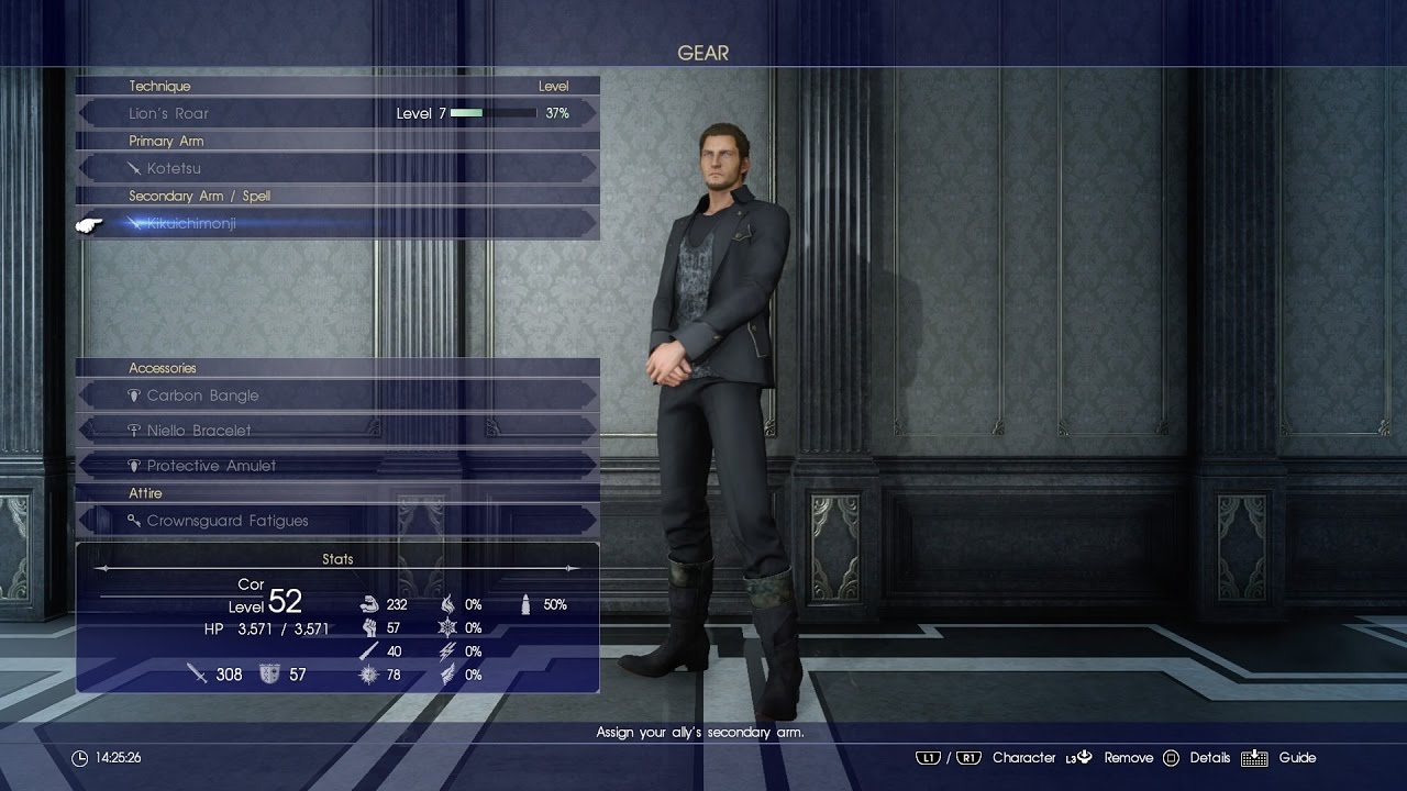 Cor Leonis' Lion's Roar Technique - FINAL FANTASY XV - YouTube
