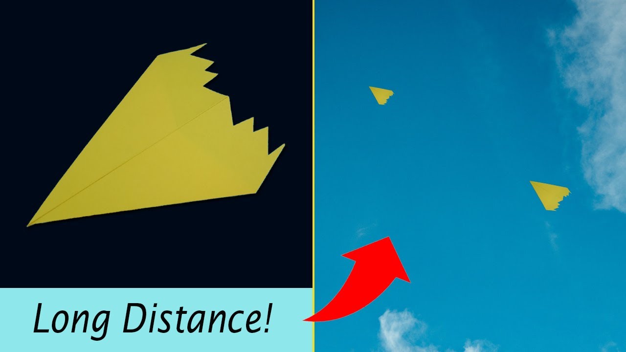 Best Paper Airplane For Distance - How to Make a Long Distance Paper ...