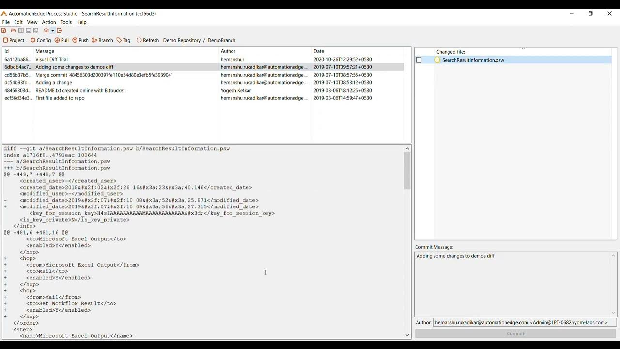 AutomationEdge: Using GIT version control in Process Studio - YouTube