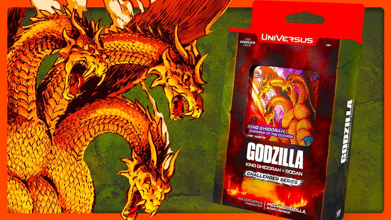 What's Inside the KING GHIDORAH + RODAN Challenger Deck | UniVersus CCG ...