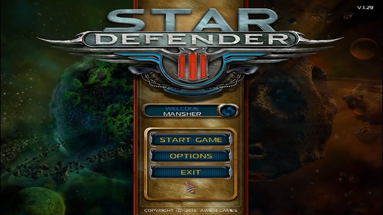 Star Defender 3 [download] full gameplay - YouTube