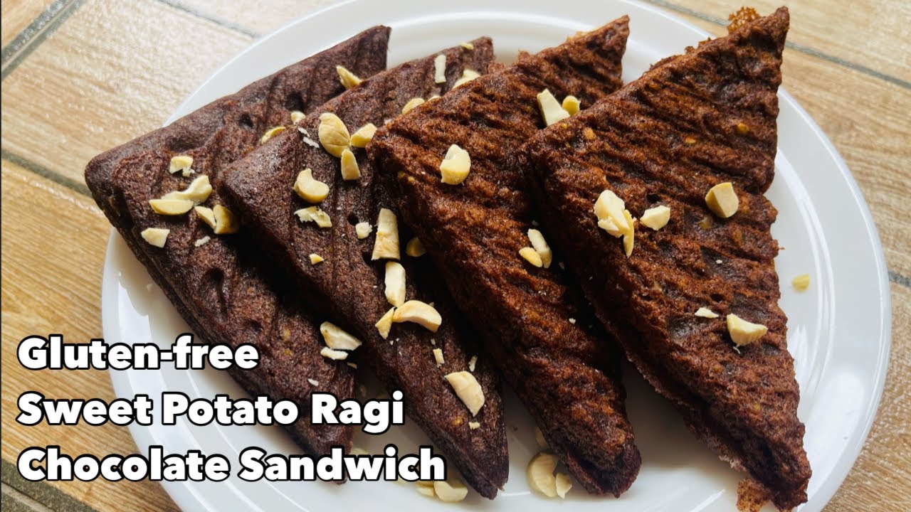 Gluten-free Sweet Potato Chocolate Sandwich | Millet Flour Sandwich ...