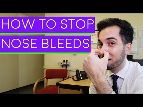 How To Correctly Stop A Nosebleed