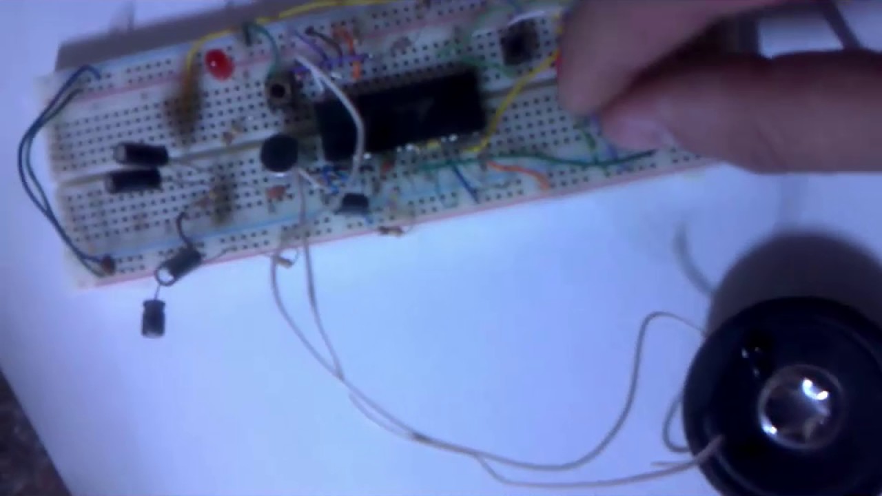 Voice record and playback using APR9600 IC - YouTube