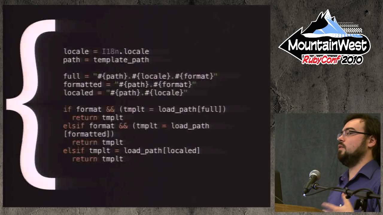 MountainWest RubyConf 2010 - Writing Modular Ruby Code: Lessons Learned from Rails 3 by Yehuda ...