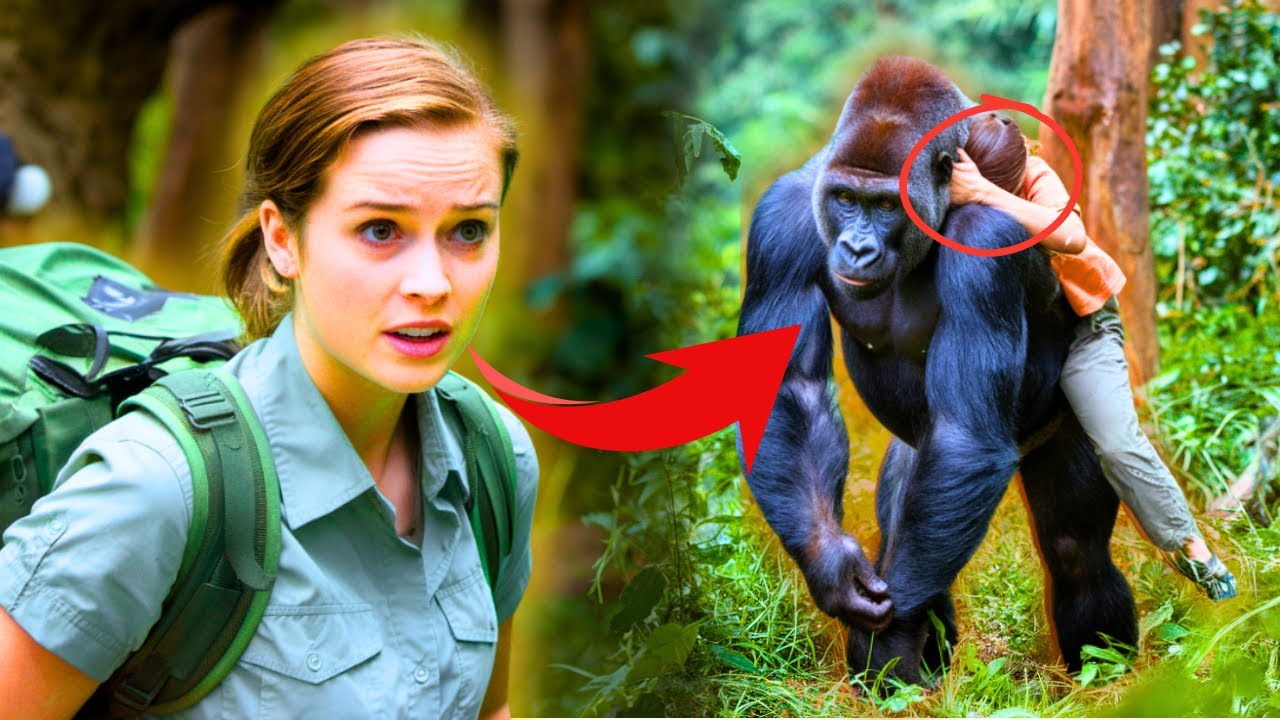Gorilla Saves Girl In MIRACLE Rescue - YouTube