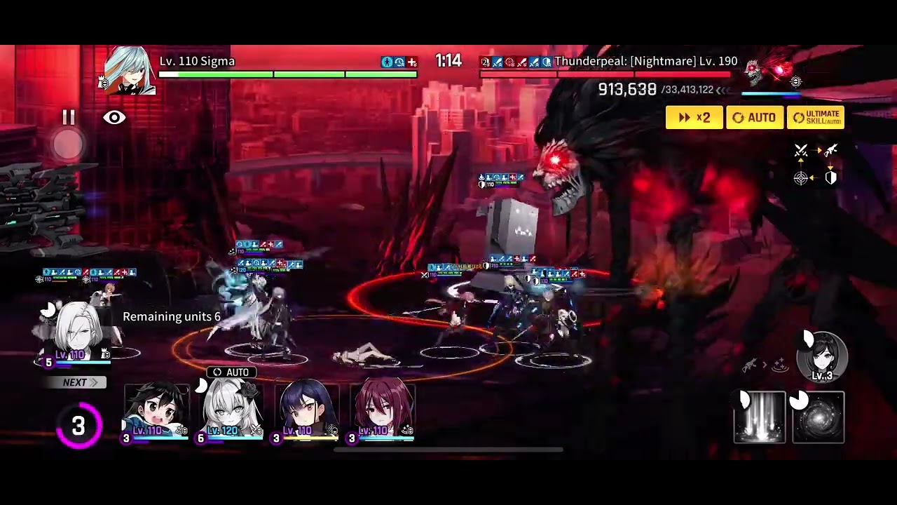 Counter:Side Britra 190 Raid Full Auto Nightmare II - YouTube