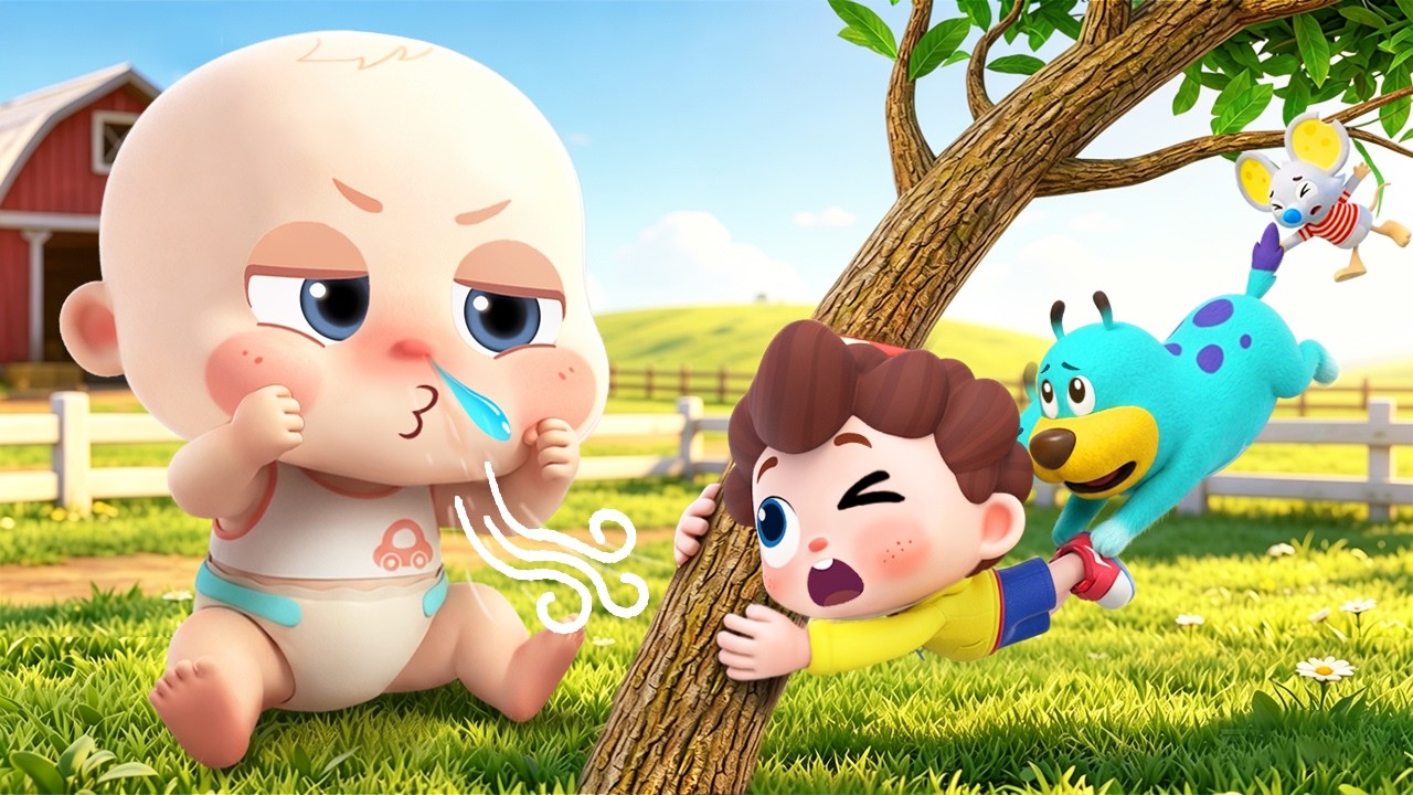Baby Is Sneezing! | Kids Learn Good Habits | Nursery Rhymes & Kids ...