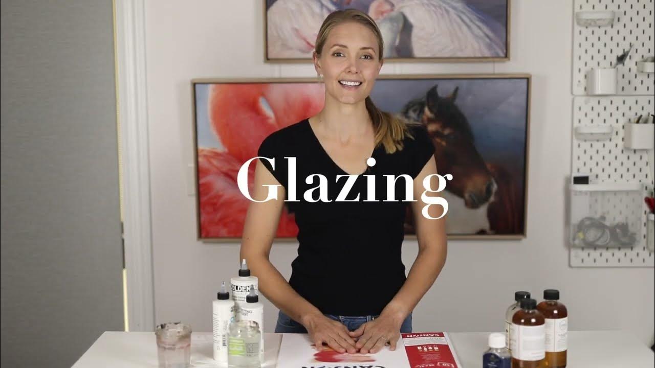 How to Glaze with Acrylic and Oil Paint - YouTube