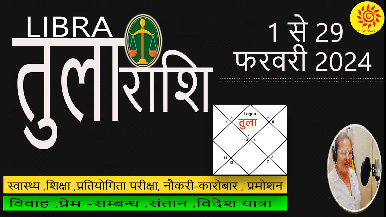 तुला राशि राशिफल फरवरी 2024 I Tula Rashi February 2024 l Libra ...