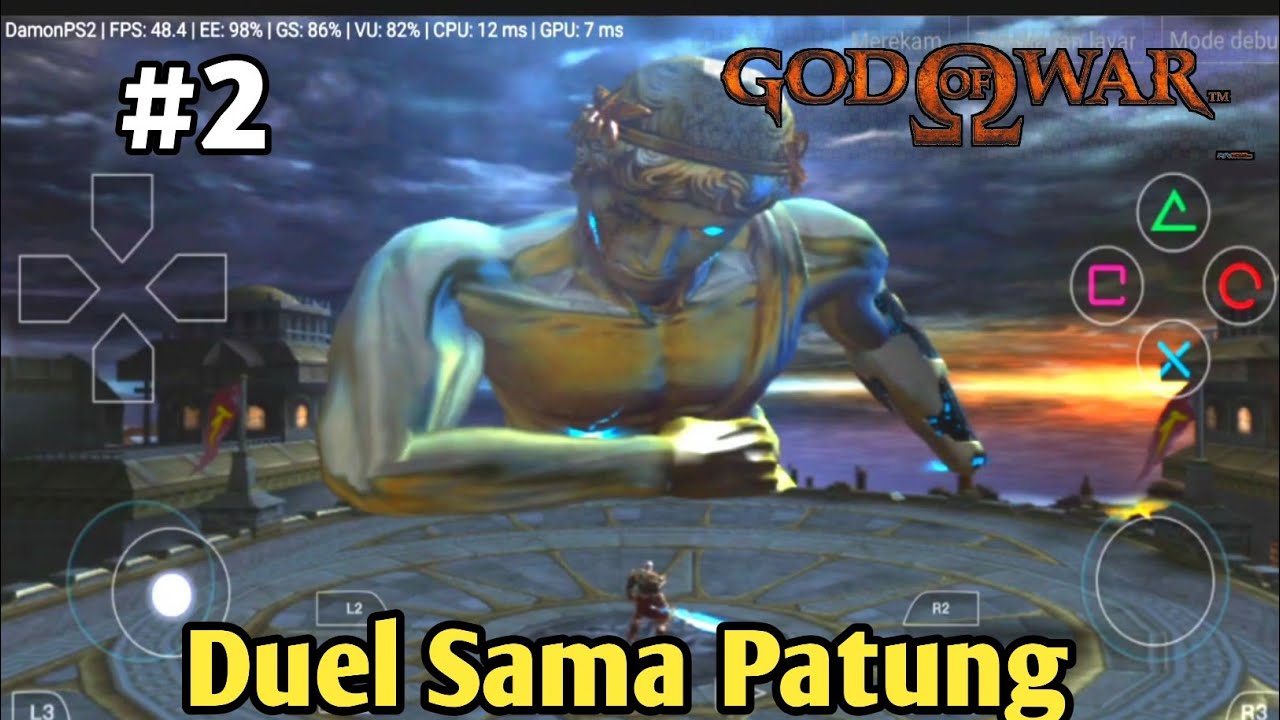 Hancurkan patung Colossus of Rhodes - God of war 2 Indonesia - part 2 ...