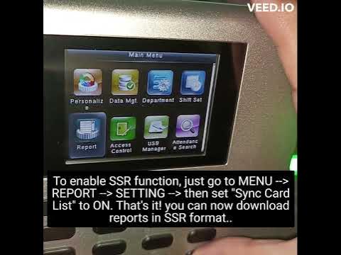 ZKTeco K40 "How to Enable SSR" #shorts - YouTube