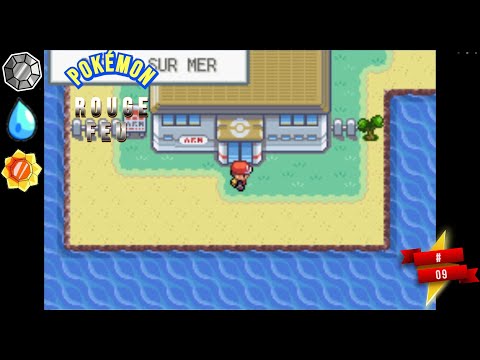 Pokémon Rouge Feu🔥#09 L'Arene de Carmin sur Mer ⚡