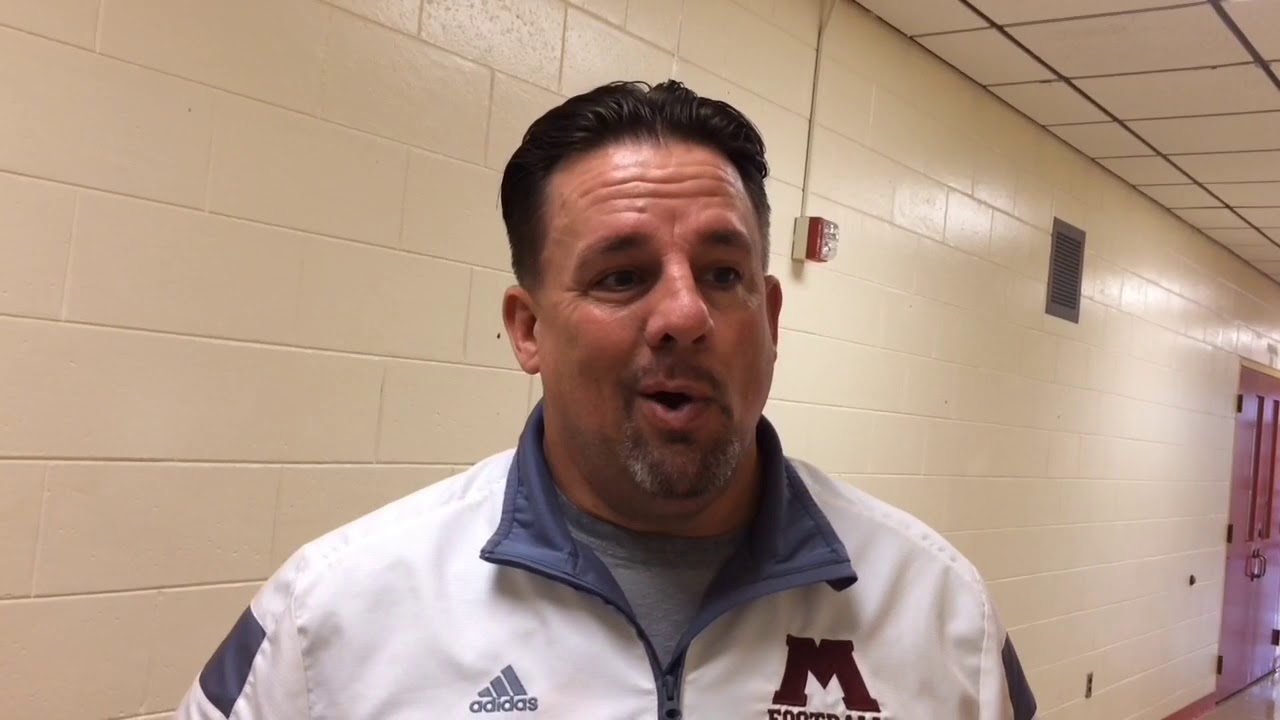 Muskegon coach Shane Fairfield talks about state finals matchup - YouTube
