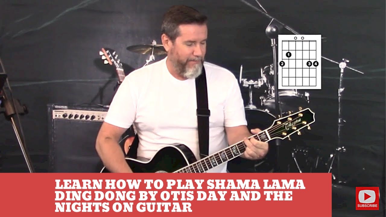 How to play Shama Lama Ding Dong by Otis Day and The Nights on Guitar ...