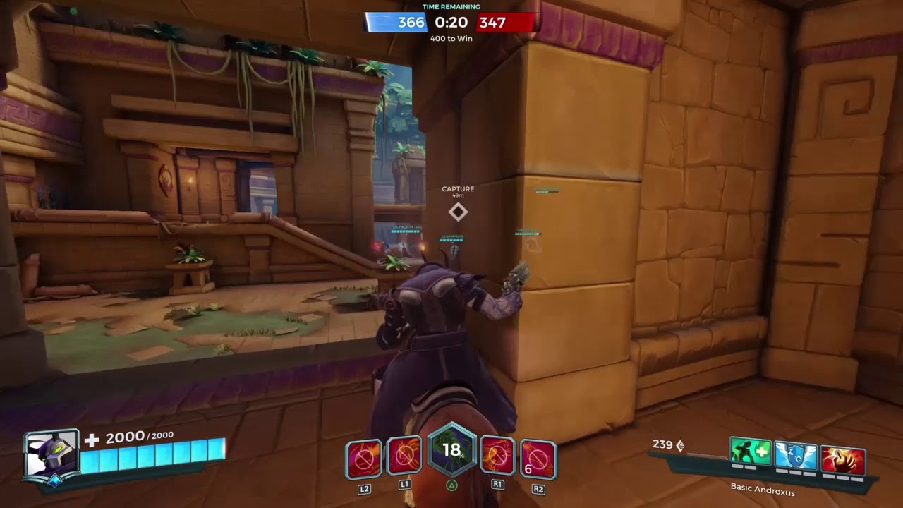 Paladins Androxus first time best moments - YouTube