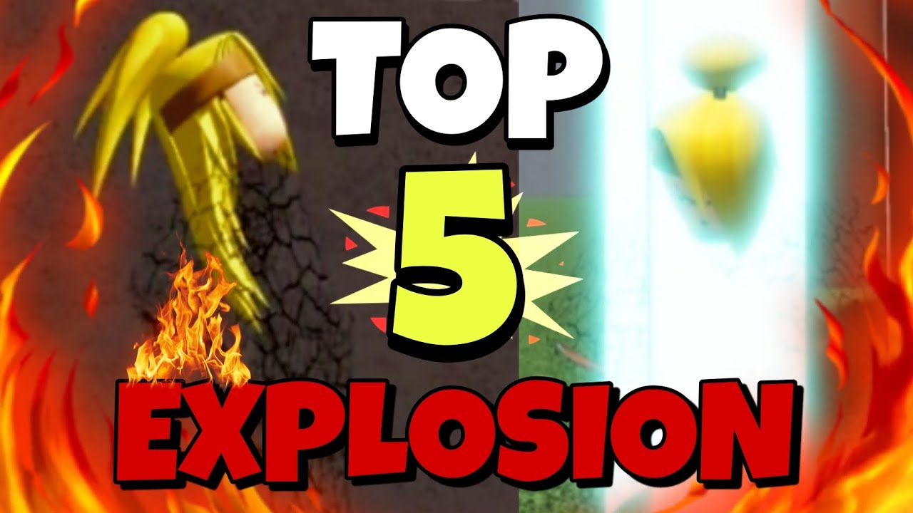 TOP 5 EXPLOSION JUTSU In Ninja Tycoon V4.3 | ROBLOX - YouTube