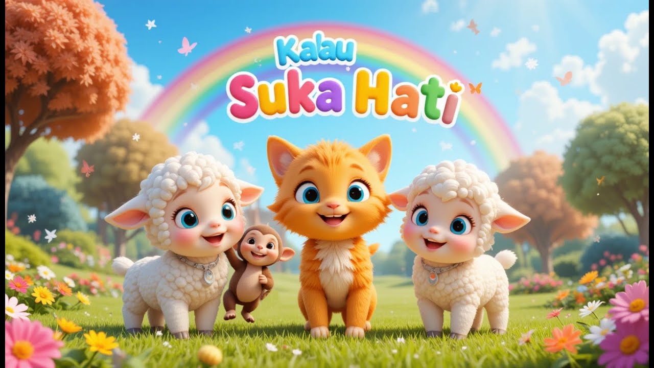 KALAU KAU SUKA HATI | CIT CIT CUIT | 5 BEBEK KECIL BERMAIN | SUARA HEWAN | Gogogo Kids - YouTube