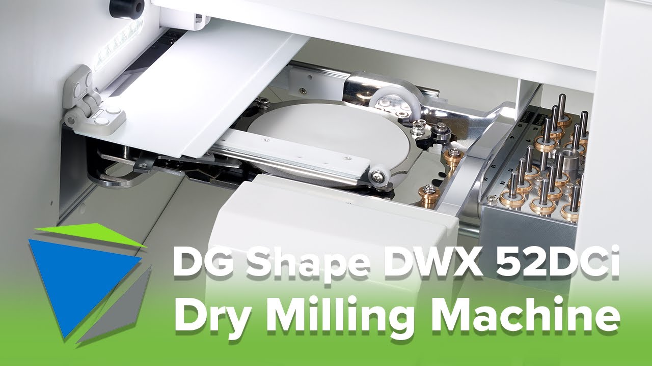 DGSHAPE DWX 52DCi Dry Milling Machine - YouTube