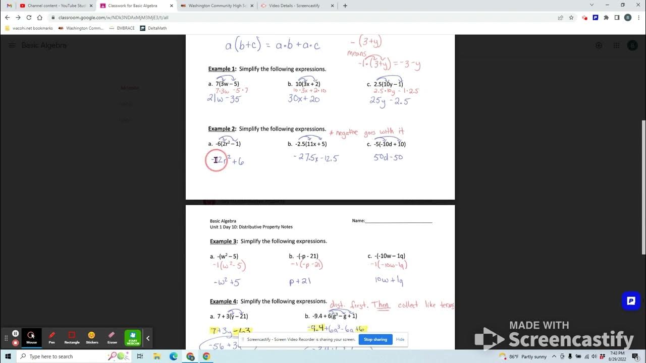 Unit 1 Day 10 - YouTube