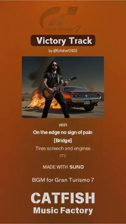 Victory Track」MV/CATFISH×SUNO/ BGM for Gran Turismo 7 #shorts #suno ＃GT7 #aiart #aimusic#aimusic ...