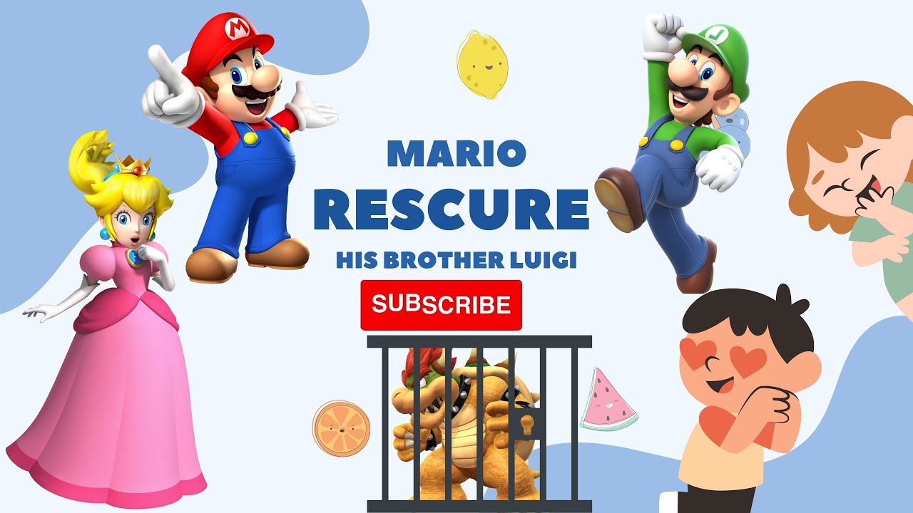 Mario Rescue His Brother Luigi from Bowser - YouTube