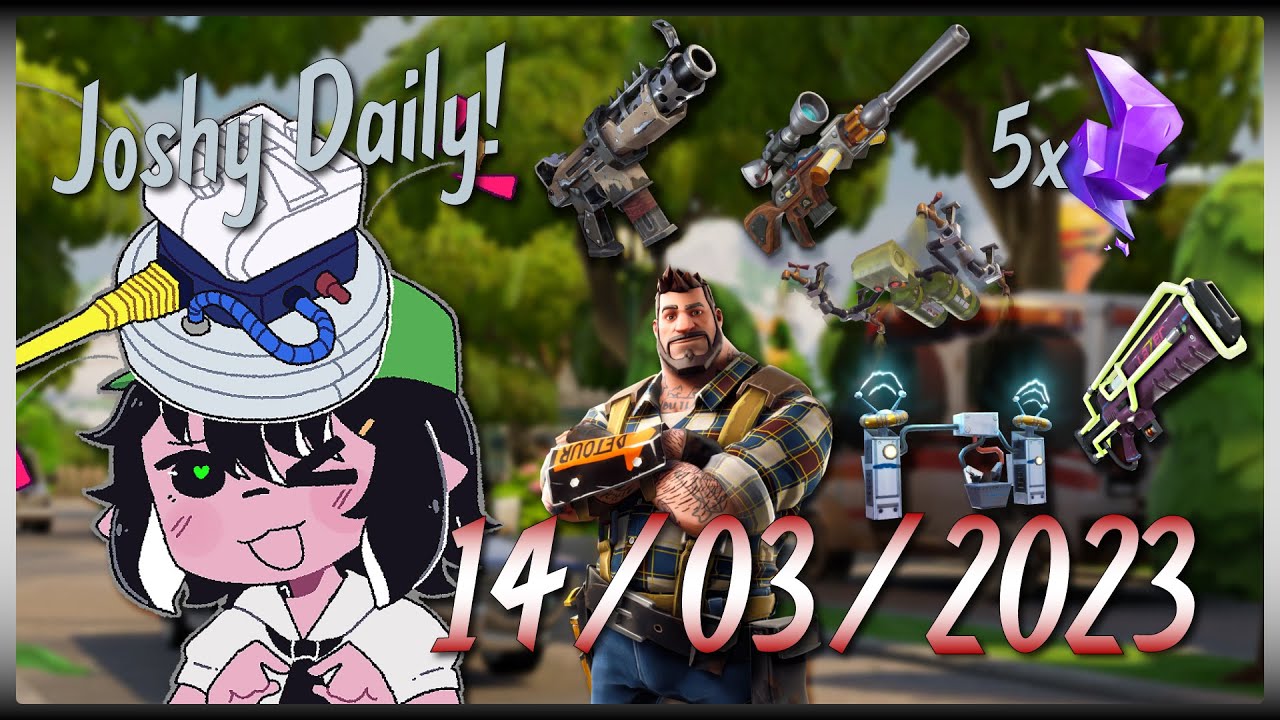 Joshy Daily! People Llamas, BASE Kyle, Riptide, Wall Dynamo // Fortnite ...