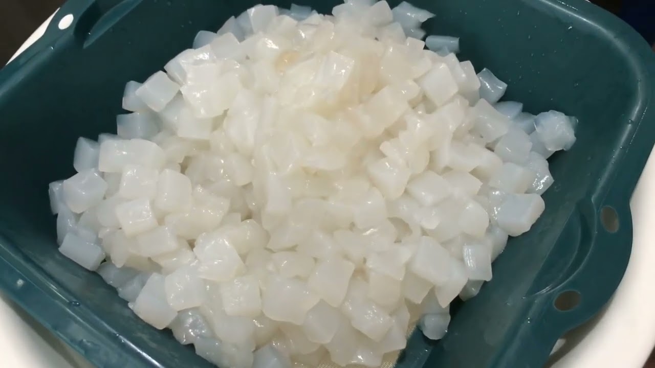 Cost Cutting in Preparing Raw Nata de Coco - YouTube
