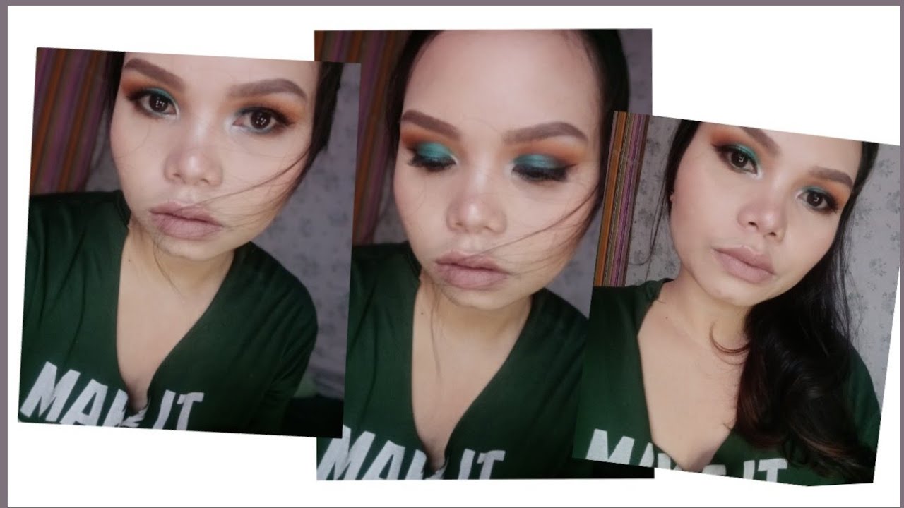 AQUA MAKE UP LOOK TUTORIAL | Valerie Adorable - YouTube