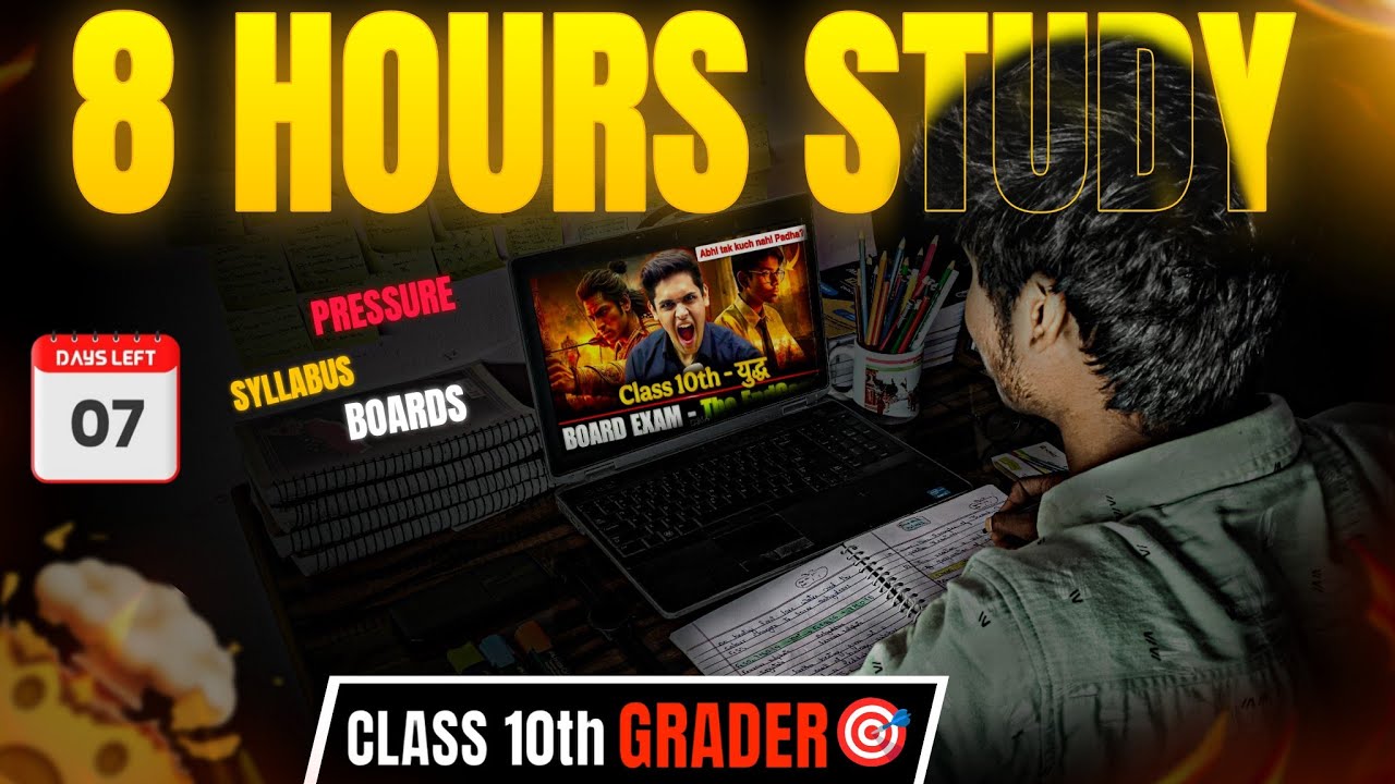 The Toughest Time for class 10th Students 🤯 || Pushing my Limits in ...