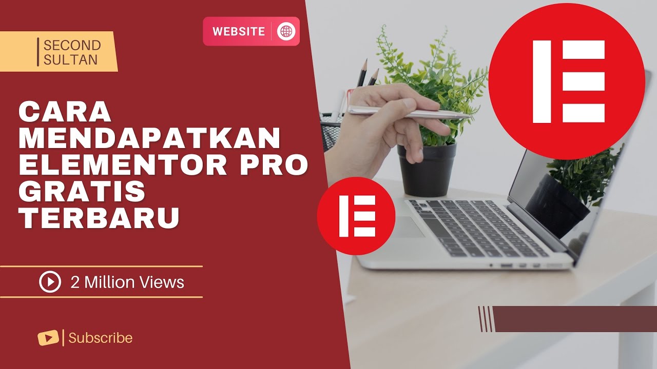 Cara mendapatkan elementor pro gratis terbaru - YouTube