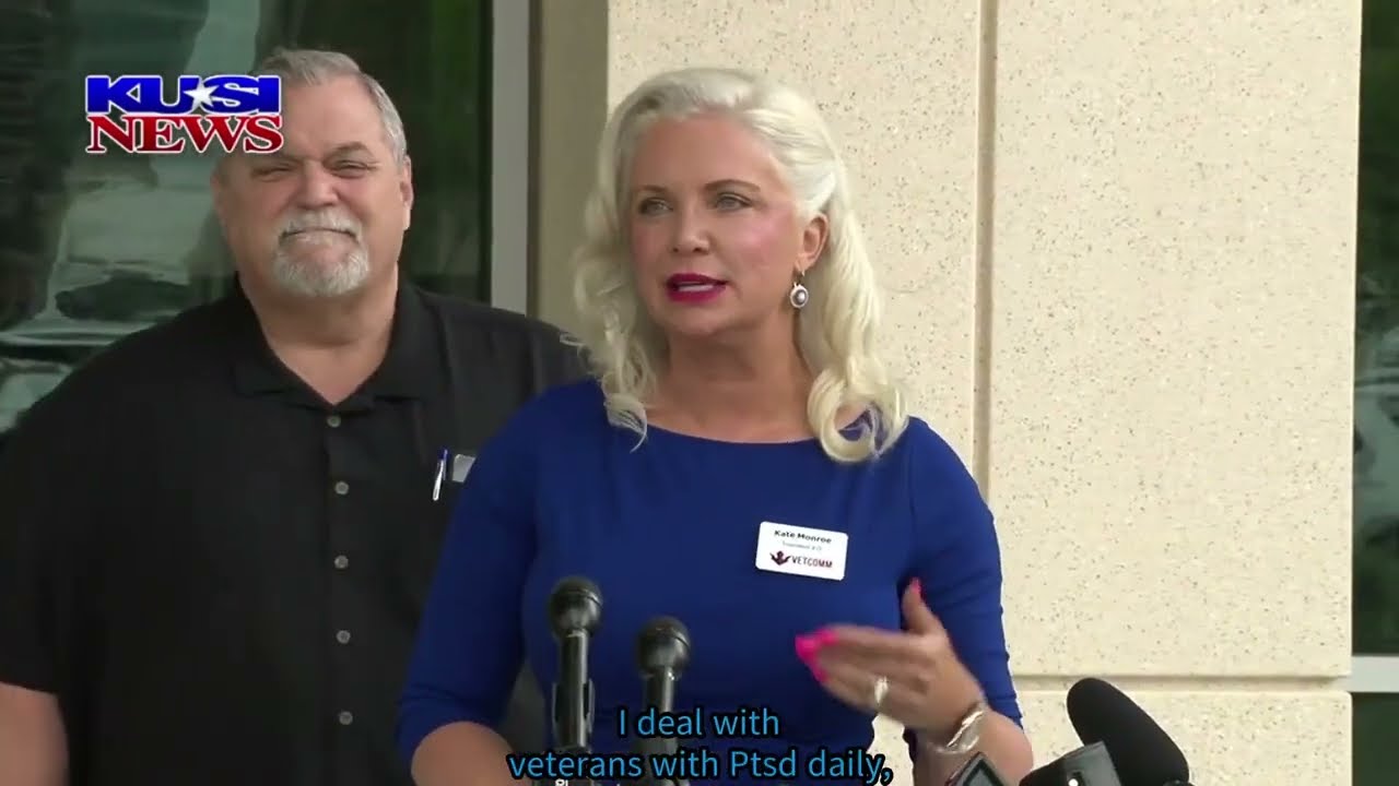 Kate Monroe on KUSI Speaking Out for Veterans and PTSD Treatment ...
