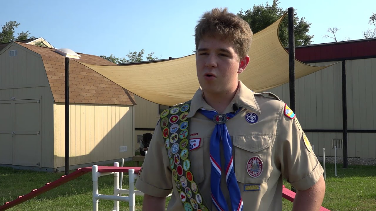 Eagle Scout Builds Obstacle Course - YouTube